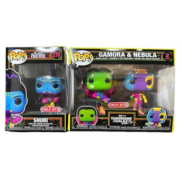Funko | Design | Funko Pop Gamora And Nebula 2 Pack Shuri Blacklight ...